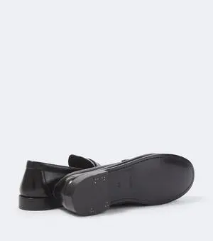 Saint Laurent Le Loafer Supple Leather Penny Loafers - Black