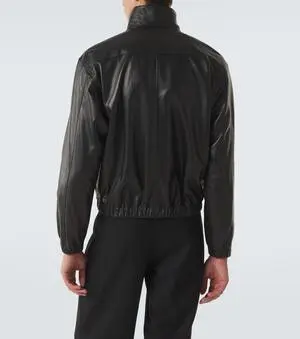 Saint Laurent Leather Blouson Jacket