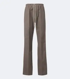 Rick Owens Cotton Twill Straight Leg Pants