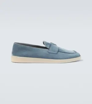 Prada Suede Loafers - Blue