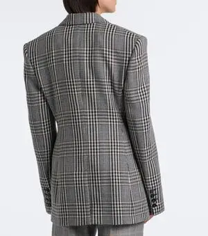 Stella McCartney Checked Wool Blazer