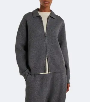 LISA YANG Cashmere Zipped Cardigan