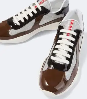 Prada America's Cup Sneakers - Brown
