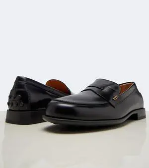 TOD'S Leather Penny Loafers