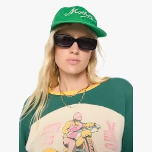 MOTHER Hats Off Jade Baseball Cap - Green