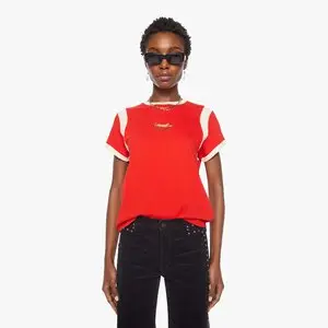 MOTHER The Boxy Goodie Inset Jag T-shirt