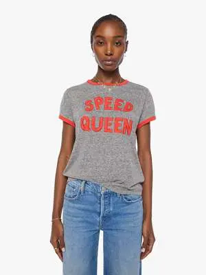 MOTHER The Boxy Goodie Ringer Speed Queen T-shirt