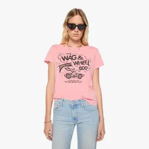 MOTHER The Lil Goodie Goodie Graphic T-shirt - Pink