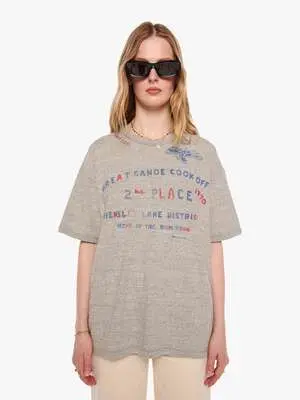 MOTHER The Lowdown Canoe Cook Off T-shirt - Grey
