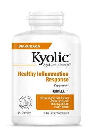 KYOLIC Aged Garlic Extract Formula 111, Healthy Inflammation Response, Curcumin - None