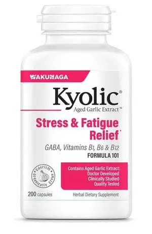 KYOLIC Aged Garlic Extract Formula 101, Stress And Fatigue Relief - None