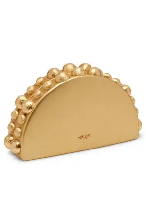 Cult Gaia Gili Leather Clutch