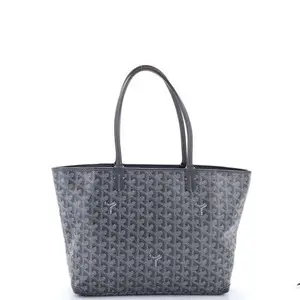 Goyard Artois Tote Coated Canvas Pm - Grey
