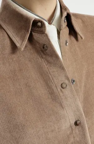 Brunello Cucinelli Fluid Corduroy Shirt