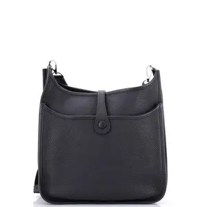 Hermès Evelyne Bag Gen Iii Clemence Pm - Black