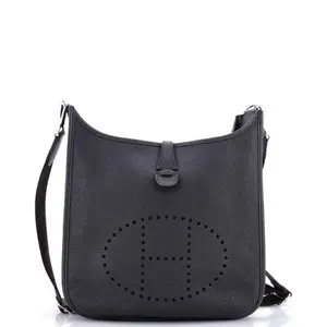 Hermès Evelyne Bag Gen Iii Clemence Pm - Noir