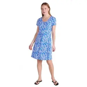 Mountain Warehouse Essentials Lora Stripe Skater Dress - Blue