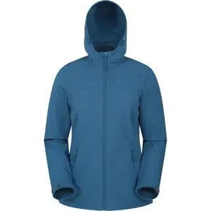 Mountain Warehouse Exodus Water Resistant Soft Shell Jacket - Blue