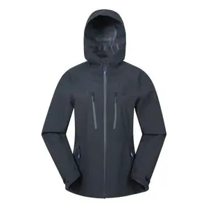 Mountain Warehouse Rainstorm 2.5 Layered Waterproof Jacket - Black