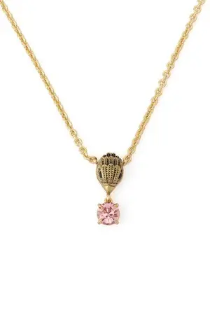 Kurt Geiger Eagle Gemstone Short Pendant Necklace