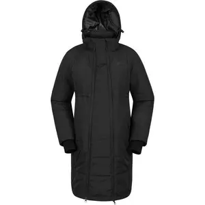 Mountain Warehouse Amethyst Long Maternity Padded Jacket - Black
