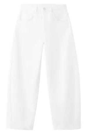 Mango Bimba Barrel Jeans - White