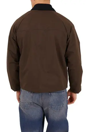 BRAVE SOUL Unpadded Jacket With Cord Collar