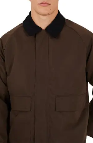 BRAVE SOUL Unpadded Jacket With Cord Collar