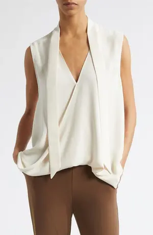 Ramy Brook Kennedy Sleeveless Top - Bone