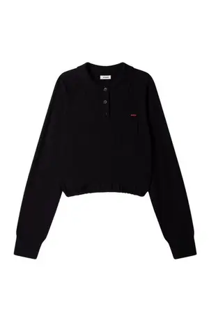 Sandro Wool Polo Shirt With Logo