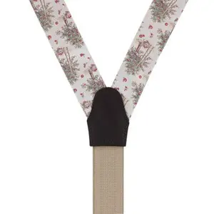 Trafalgar Fall Apple Orchard Silk Novelty Button End Suspenders