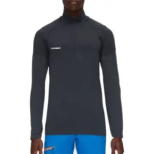 MAMMUT Trift Half-zip Long-sleeve Top - Black