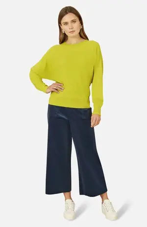 YUMI Knitted Batwing Jumper