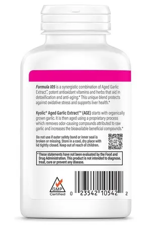 KYOLIC Aged Garlic Extract Formula 105, Detox & Anti-aging
