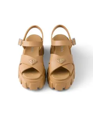 Prada Monolith Rubber Sandals