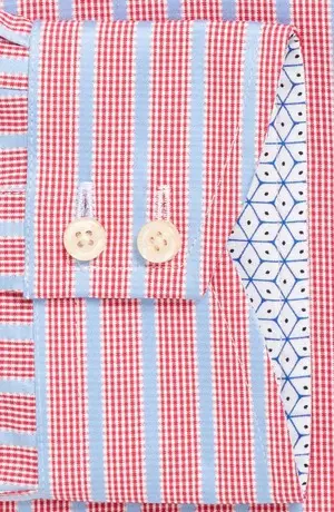 Ted Baker London Maccy' Trim Fit Stripe Dress Shirt