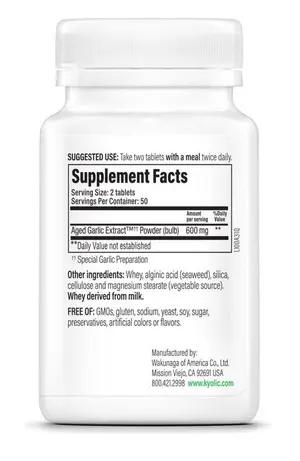 KYOLIC Aged Garlic Extract Formula 100, Cardiovascular Health