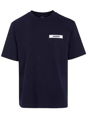 Jacquemus T-shirt Gros Grain "le Tshirt Gros Grain - Black
