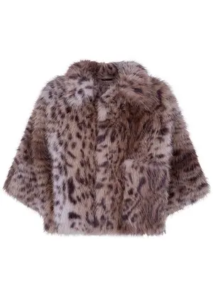 Liviana Conti Coat Faux Fur "marcel - Multi