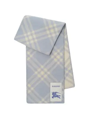 Burberry Check Wool Scarf