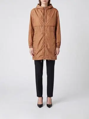 SEMICOUTURE Hooded Jacket - Brown