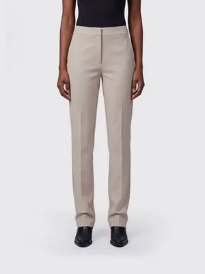 Max Mara Max Mara Pegno Slim Fit Chino Trousers In Technical Jersey Grey