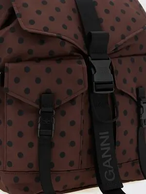 GANNI Backpack - Brown