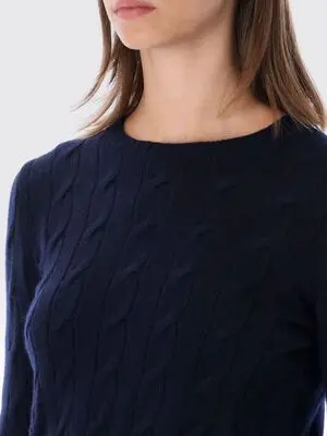 Ralph Lauren Pure Cashmere Crewneck Jumper - Blue