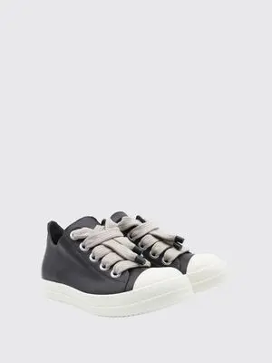 Rick Owens Jumbolace Low-top Sneakers In Smooth Calfskin - Black