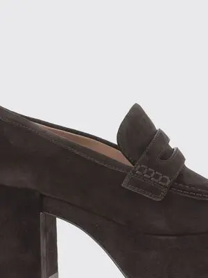 GIANVITO ROSSI Jenna Suede Leather Platform Pumps - Black