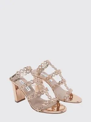AQUAZZURA Patent Leather T-strap High-heeled Sandals