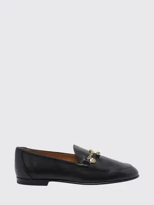 TOD'S Smooth Calfskin Loafers With Metal Mesh Charm - Black