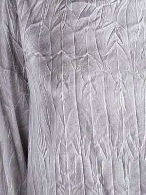 Avant Toi Textured Long Sleeve Top - Grey