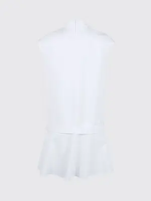 SEMICOUTURE Sleeveless High Neck Dress With Belt